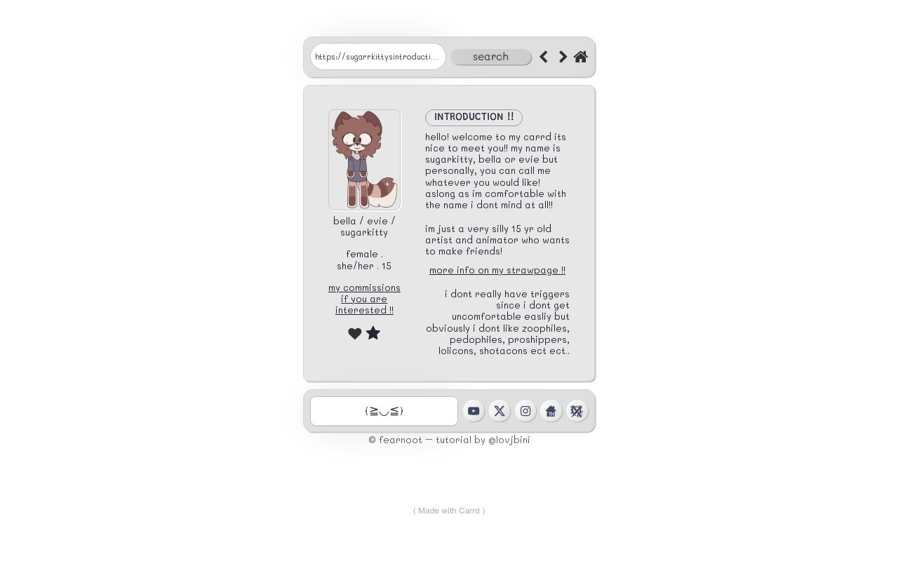 sugarkitty's introduction